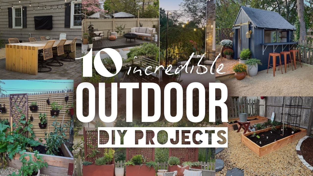 These 10 Outdoor Projects changed my entire Backyard | outdoor project ...