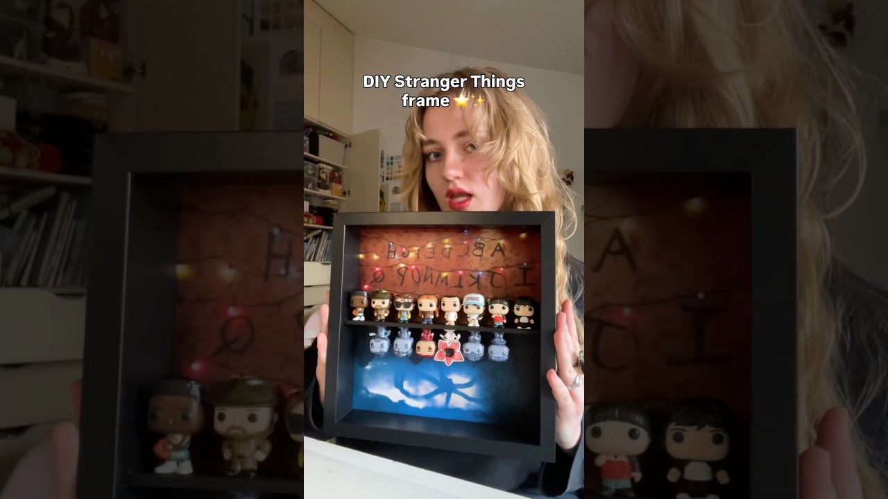 DIY Cool Stranger Things Decor ⭐️ Funko Pop Kinder Joy Stranger Things ...