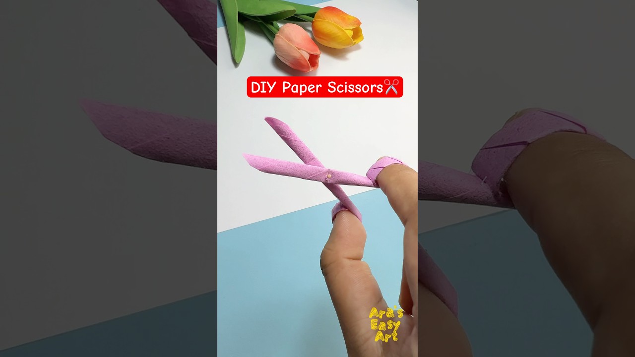️ DIY Origami Scissors paper craft ideas @ArasEasyArt #viral #diy # ...